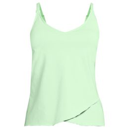 LANDS' END Tankinitop mit Tulpensaum chlorresistent f&uuml;r Damen, Damen, size: regular, Gr&uuml;n, Nylon-Mischung, by Lands' End