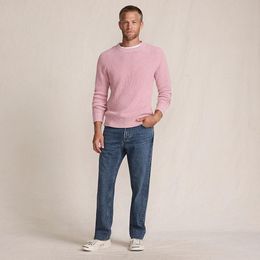LANDS' END Stretch-Denim Jeans, Classic Fit, Herren, size: regular, Blau, Baumwoll-Mischung, by Lands' End