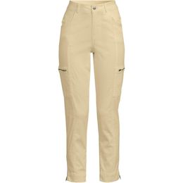 LANDS' END 7/8-Cargohose aus Lyocell-Mischung Mid Waist f&uuml;r Damen, Damen, size: regular, Gelb, Baumwolle/Baumwoll-Mischung, by Lands' End