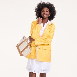 LANDS' END Squall Ausgestellte Regenjacke f&uuml;r Damen, Damen, size: regular, Gelb, Polyester, by Lands' End