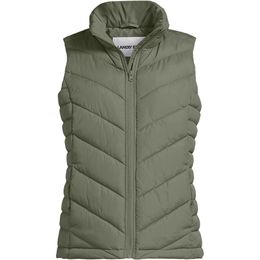 LANDS' END Isolierte FeatherFree&trade; Steppweste in Plus-Gr&ouml;&szlig;e, Damen, size: plus, Gr&uuml;n, Polyester, by Lands' End