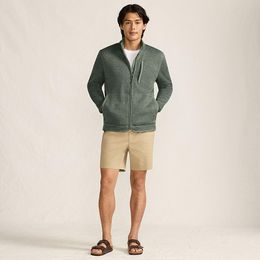 LANDS' END Gef&uuml;tterte Strickfleece-Jacke f&uuml;r Herren, Herren, size: regular, Gr&uuml;n, Polyester, by Lands' End