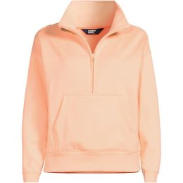 LANDS' END Sweatshirt SERIOUS SWEATS mit Rei&szlig;verschluss f&uuml;r Damen, Damen, size: regular, Orange, Baumwoll-Mischung/Polyester-Mischung, by Lands' End