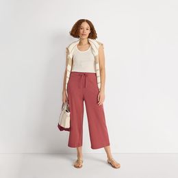 LANDS' END &Auml;rmelloses Ajour-Top f&uuml;r Damen, Damen, size: regular, Elfenbein, Elasthan/Baumwoll-Mischung, by Lands' End