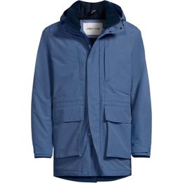 LANDS' END Wasserdichter, isolierter Squall-Parka f&uuml;r Herren, Herren, size: regular, Blau, Nylon, by Lands' End