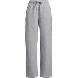 LANDS' END Jogginghose mit geradem Bein SERIOUS SWEATS f&uuml;r Damen, Damen, size: regular, Grau, Baumwoll-Mischung/Polyester-Mischung, by Lands' End
