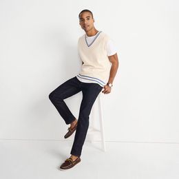 LANDS' END Slim Fit Stretch-Denim Jeans, Herren, size: regular, Blau, Baumwoll-Mischung, by Lands' End