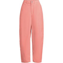 LANDS' END Barrel-Feincordhose High Waist f&uuml;r Damen, Damen, size: regular, Pink, Baumwolle, by Lands' End