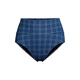 LANDS' END Bikinihose zum Umschlagen, High Waist, f&uuml;r Damen, Damen, size: regular, Blau, Nylon-Mischung, by Lands' End