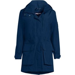 LANDS' END Wasserdichter Parka SQUALL f&uuml;r Damen in Plus-Gr&ouml;&szlig;e, Damen, size: plus, Blau, Nylon, by Lands' End