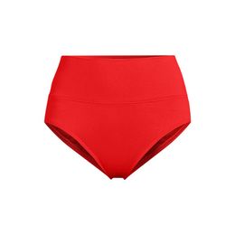 LANDS' END Bikinihose zum Umschlagen, High Waist, f&uuml;r Damen, Damen, size: regular, Rot, Nylon-Mischung, by Lands' End