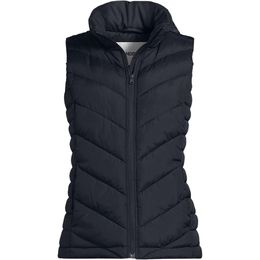 LANDS' END Isolierte FeatherFree&trade; Steppweste in Petite-Gr&ouml;&szlig;e, Damen, size: petite, Blau, Polyester, by Lands' End