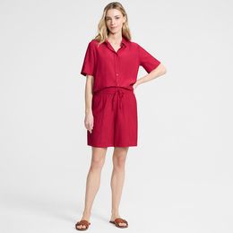 LANDS' END Schlupfshorts Ready to Go mit B&auml;ndchenzug f&uuml;r Damen, Damen, size: regular, Rot, Nylon/Viskose, by Lands' End