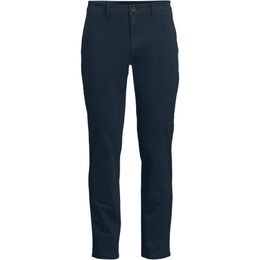 LANDS' END Chinos f&uuml;r Herren, Slim Fit, Herren, size: regular, Blau, Baumwoll-Mischung, by Lands' End