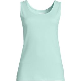Baumwoll-Top f&uuml;r Damen in Plus-Gr&ouml;&szlig;e, Damen, size: plus, Blau, Baumwolle, by Lands' End