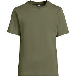 LANDS' END Seriously Soft T-Shirt, Herren, size: regular, Gr&uuml;n, Baumwolle/Polyester/Baumwoll-Mischung, by Lands' End
