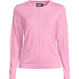 LANDS' END Merino-Pullover f&uuml;r Damen, Damen, size: regular, Pink, Wolle, by Lands' End
