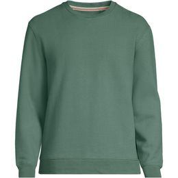 LANDS' END Rundhals-Sweatshirt SERIOUS SWEATS f&uuml;r Herren, Herren, size: regular, Gr&uuml;n, Baumwoll-Mischung/Polyester-Mischung, by Lands' End