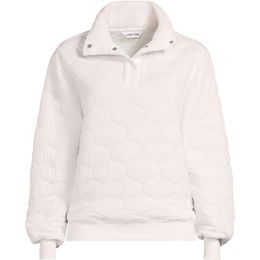 LANDS' END Sweatshirt mit Steppung f&uuml;r Damen in Plus-Gr&ouml;&szlig;e, Damen, size: plus, Elfenbein, Polyester/Viskose, by Lands' End