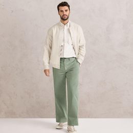 LANDS' END Chino-Hose im Straight Fit f&uuml;r Herren, Herren, size: regular, Gr&uuml;n, by Lands' End