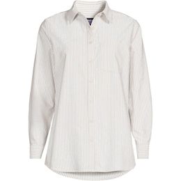 LANDS' END Langarm Oxford-Hemdbluse f&uuml;r Damen, Damen, size: regular, Beige, Baumwolle, by Lands' End