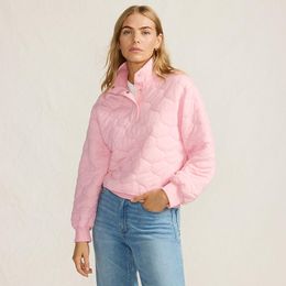 LANDS' END Sweatshirt mit Steppung f&uuml;r Damen in Petite-Gr&ouml;&szlig;e, Damen, size: petite, Pink, Polyester/Viskose, by Lands' End