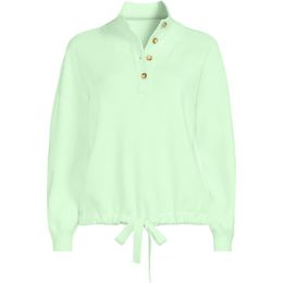 LANDS' END Feinstrick-Pullover aus softem Viskosemix f&uuml;r Damen, Damen, size: regular, Gr&uuml;n, Polyester/Nylon/Viskose, by Lands' End