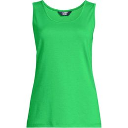 LANDS' END &Auml;rmelloses Top aus Baumwolle in Petite-Gr&ouml;&szlig;e f&uuml;r Damen, Damen, size: petite, Gr&uuml;n, Baumwolle, by Lands' End