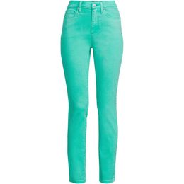 LANDS' END Slim Fit Stretch-Jeans High Waist in Plus-Gr&ouml;&szlig;e, Damen, size: plus, Gr&uuml;n, Elasthan/Baumwoll-Mischung/Polyester-Mischung, by Lands' End