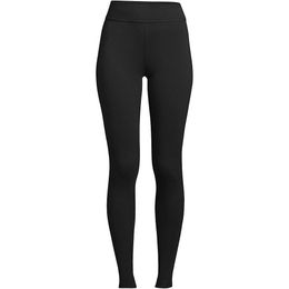 LANDS' END Thermo-Leggings mit Tasche SERIOUS SWEATS in Plus-Gr&ouml;&szlig;e, Damen, size: plus, Schwarz, Baumwoll-Mischung/Polyester-Mischung, by Lands' End