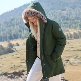 LANDS' END Expeditions-Daunenparka f&uuml;r Damen, Damen, size: regular, Gr&uuml;n, Polyester, by Lands' End