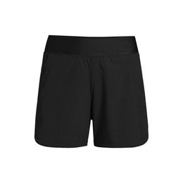 LANDS' END Badeshorts f&uuml;r Damen in Plus-Gr&ouml;&szlig;e, Damen, size: plus, Schwarz, Nylon-Mischung, by Lands' End