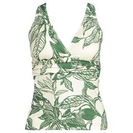 LANDS' END Tankinitop mit V-Ausschnitt f&uuml;r Damen in Plus-Gr&ouml;&szlig;e, Damen, size: plus, Wei&szlig;, Nylon-Mischung, by Lands' End