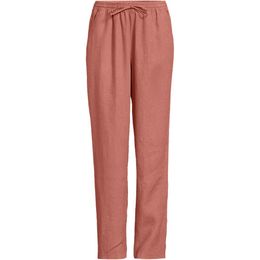 LANDS' END Relaxte Premium Reinleinen-Schlupfhose f&uuml;r Damen, Damen, size: regular, Braun, Leinen, by Lands' End