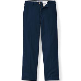 LANDS' END CLASSIC FIT B&uuml;gelleichte Chino, Herren, size: regular, Blau, Baumwolle, by Lands' End