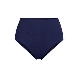 LANDS' END Bikinihose zum Umschlagen, High Waist, f&uuml;r Damen, Damen, size: regular, Blau, Nylon-Mischung, by Lands' End
