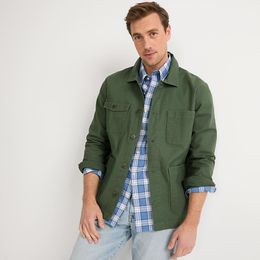 LANDS' END Worker-Jacke f&uuml;r Herren, Herren, size: regular, Gr&uuml;n, Baumwolle/Elasthan, by Lands' End