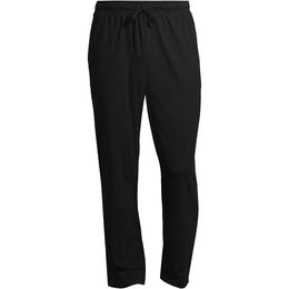 LANDS' END Jersey-Pyjamahose f&uuml;r Herren, Herren, size: regular, Schwarz, Baumwolle, by Lands' End