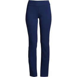 LANDS' END Slim Fit Starfish Jersey-Freizeithose in Plus-Gr&ouml;&szlig;e, Damen, size: plus, Blau, Elasthan/Baumwoll-Mischung, by Lands' End