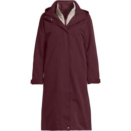 LANDS' END 4-in-1-Mantel f&uuml;r Damen, Damen, size: regular, Rot, Polyester, by Lands' End