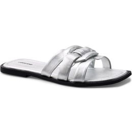 LANDS' END Leder-Sandalen f&uuml;r Damen, Damen, size: regular, Grau, Leder, by Lands' End