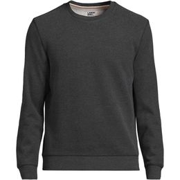 LANDS' END Rundhals-Sweatshirt SERIOUS SWEATS in Tall-Gr&ouml;&szlig;e f&uuml;r Herren, Herren, size: tall, Schwarz, Baumwoll-Mischung/Polyester-Mischung, by Lands' End
