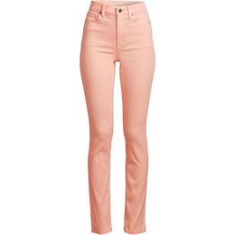 LANDS' END Slim Fit Stretch-Jeans High Waist in Plus-Gr&ouml;&szlig;e, Damen, size: plus, Orange, Elasthan/Baumwoll-Mischung/Polyester-Mischung, by Lands' End