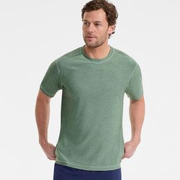 LANDS' END Kurzarm-Badeshirt f&uuml;r Herren, Herren, size: regular, Gr&uuml;n, by Lands' End
