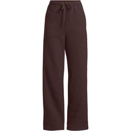 LANDS' END Jogginghose mit geradem Bein SERIOUS SWEATS f&uuml;r Damen in Plus-Gr&ouml;&szlig;e, Damen, size: plus, Braun, Baumwoll-Mischung/Polyester-Mischung, by Lands' End