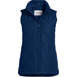 LANDS' END Isolierte FeatherFree Steppweste in Plus-Gr&ouml;&szlig;e, Damen, size: plus, Blau, Polyester, by Lands' End