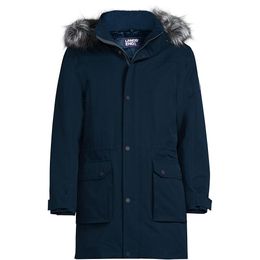 LANDS' END EXPEDITIONS Daunenparka f&uuml;r Herren, Herren, size: regular, Blau, Polyester, by Lands' End