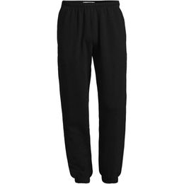 LANDS' END Serious Sweats Jogginghose f&uuml;r Herren, Herren, size: regular, Schwarz, Baumwoll-Mischung/Polyester-Mischung, by Lands' End
