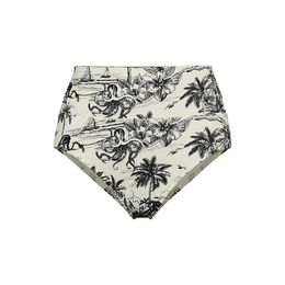 LANDS' END Bikinihose zum Umschlagen, High Waist, f&uuml;r Damen, Damen, size: regular, Wei&szlig;, Nylon-Mischung, by Lands' End