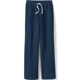 LANDS' END Jogginghose, Damen, size: regular, Blau, Baumwoll-Mischung/Polyester-Mischung, by Lands' End